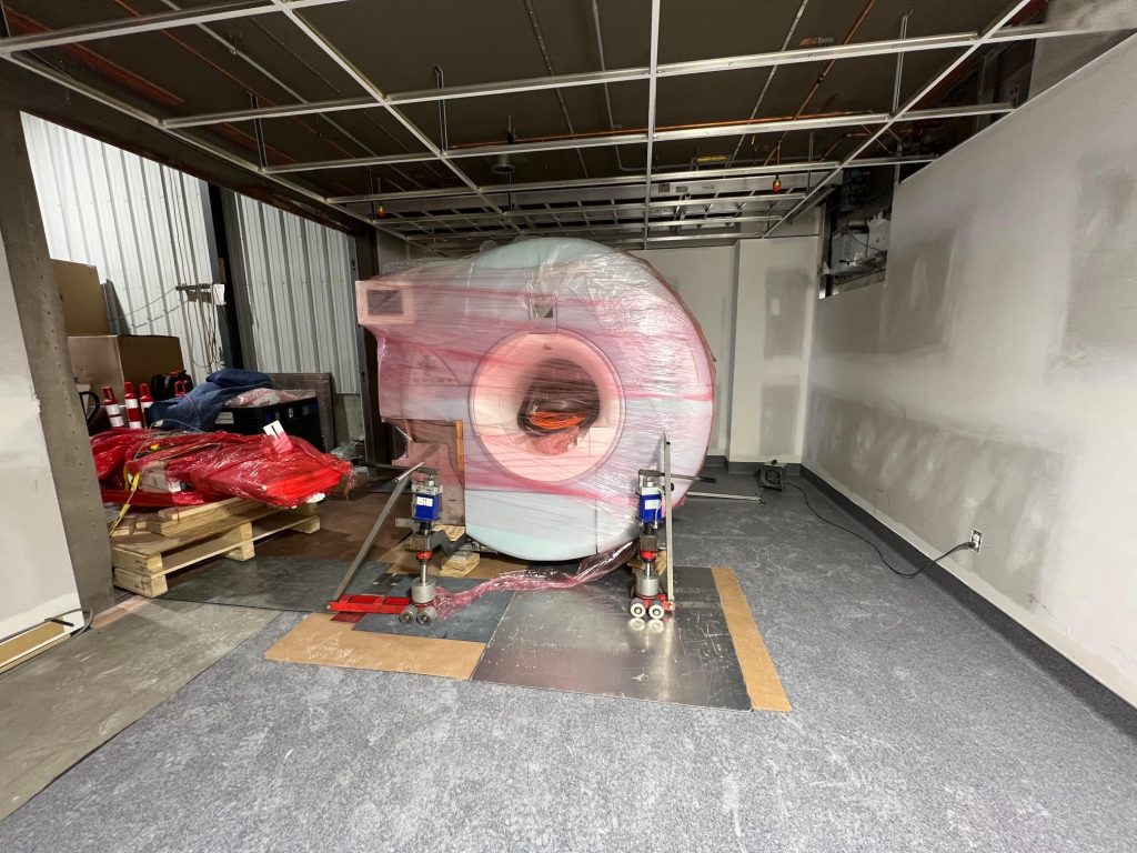 MRI machine installed in new Surrey hospital - Boundary Bay Veterinary ...
